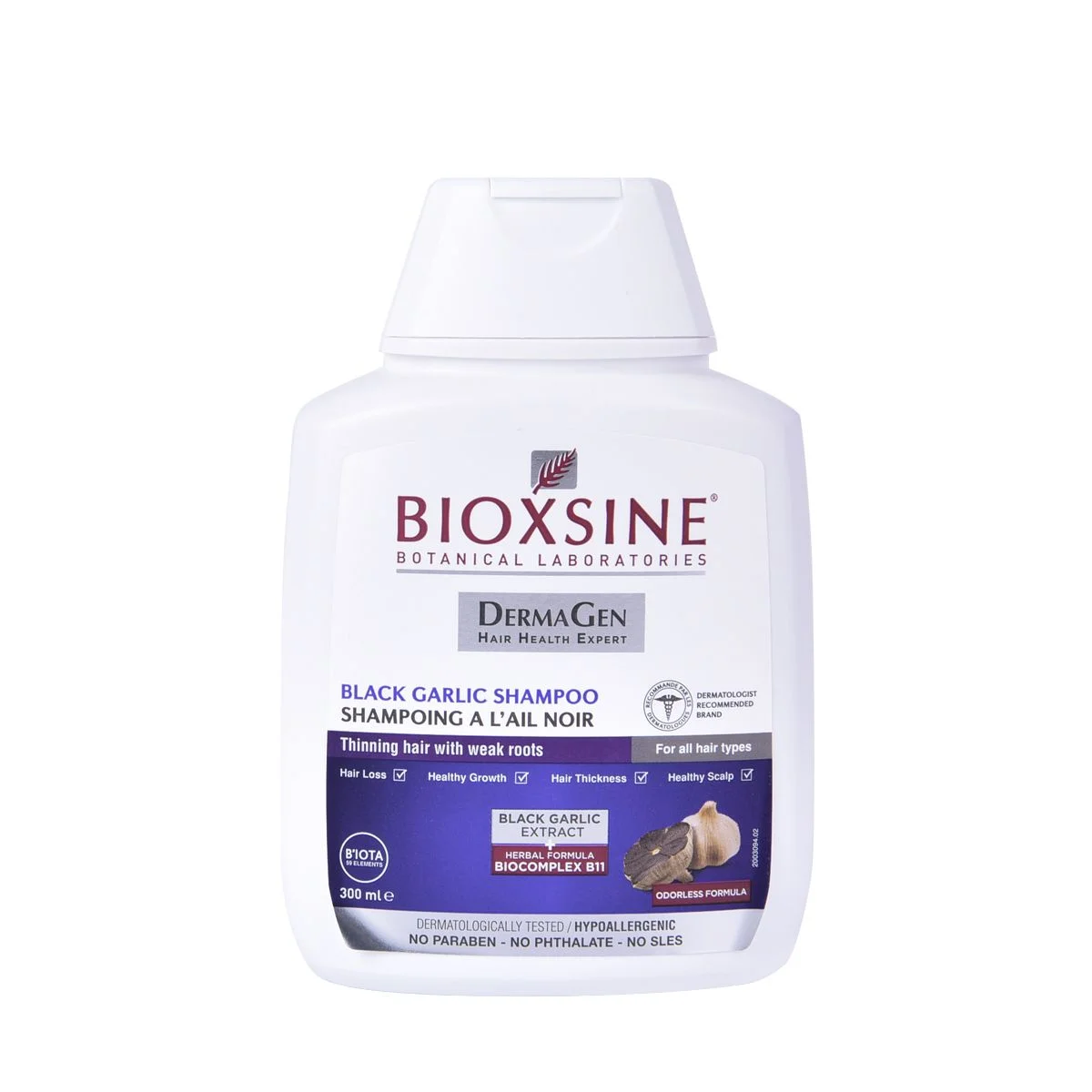Šampon protiv opadanja kose BIOXSINE Black Garlic 300ml