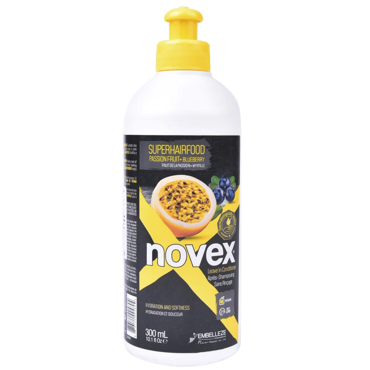 Balzam bez ispiranja za hidrataciju masne kose NOVEX Passion Fruit & Blueberry 300ml