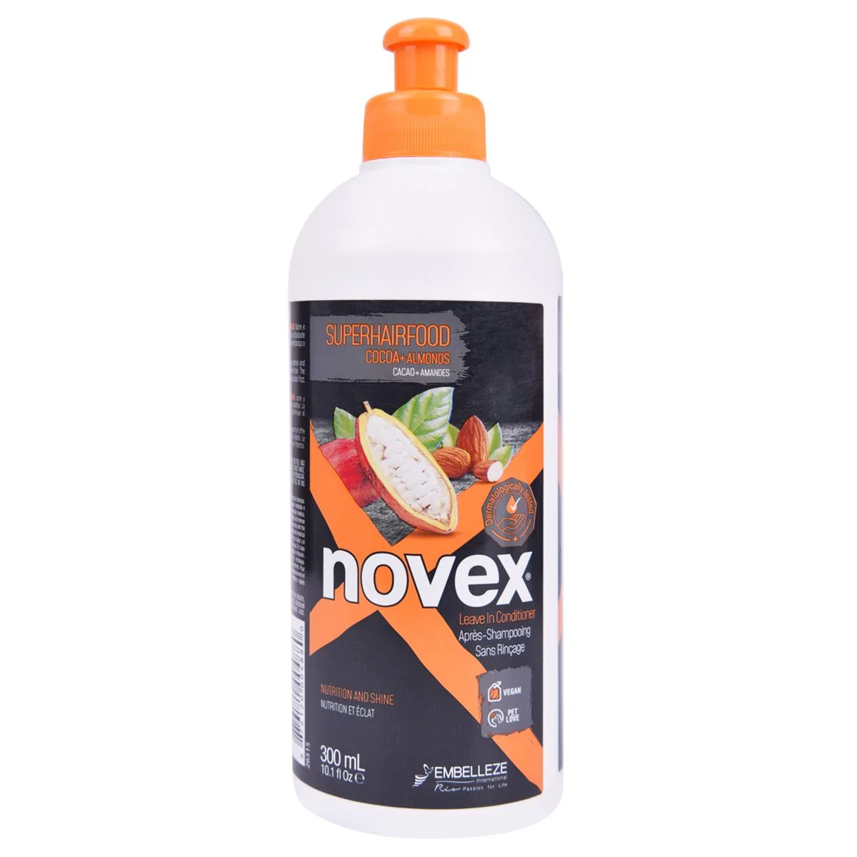 Hranljivi balzam bez ispiranja za sjaj kose NOVEX Cocoa & Almond 300ml