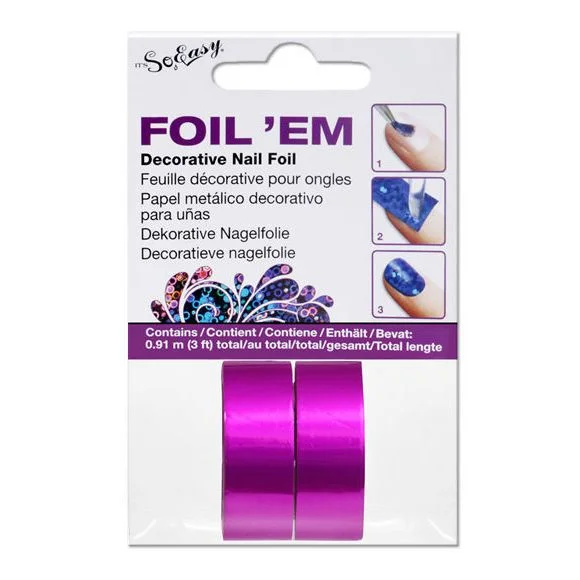 Nail art transfer folija Magenta