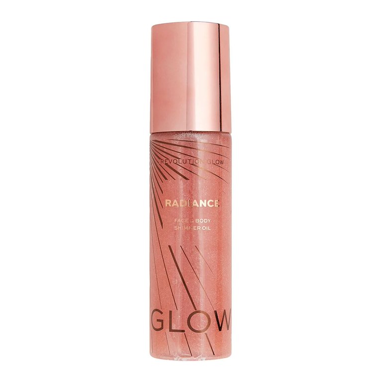 Suvo ulje za iluminaciju lica i tela MAKEUP REVOLUTION Pink Glow Radiance 100ml