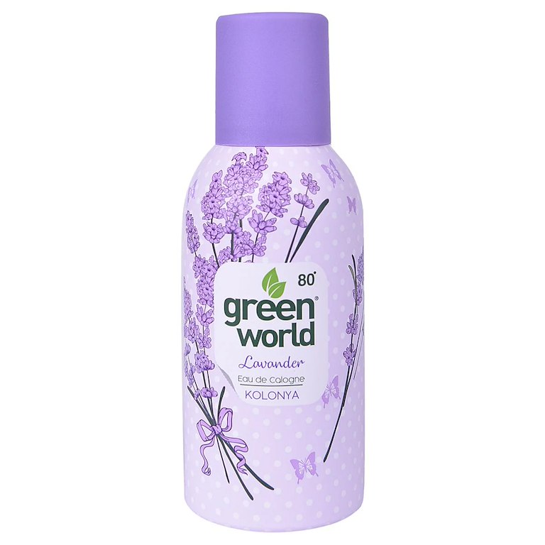 Kolonjska voda u spreju LIDER Green World Lavander 150ml