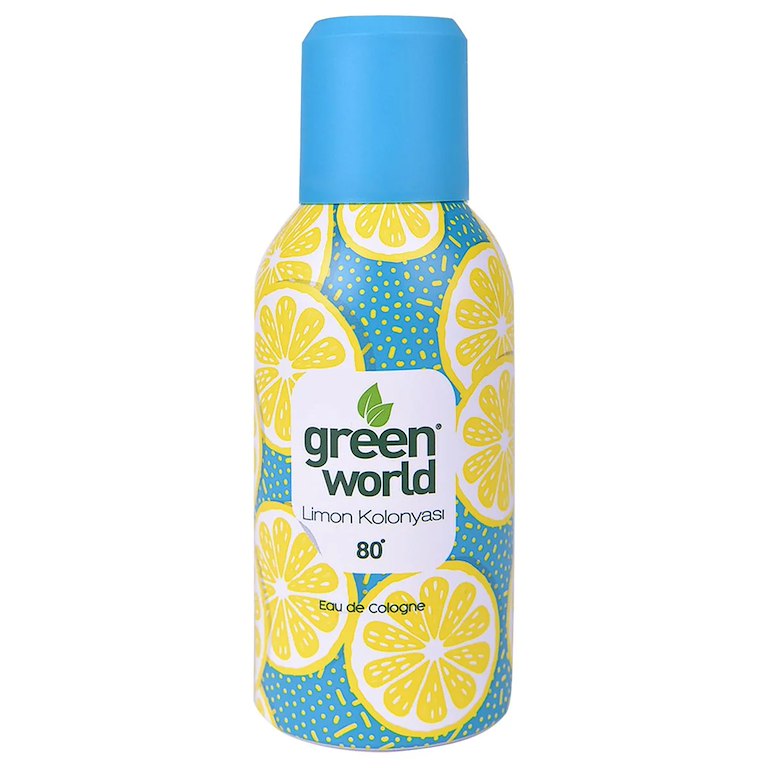 Kolonjska voda u spreju LIDER Green World Lemon 150ml