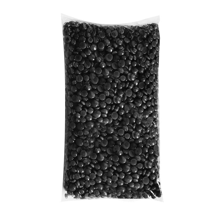 Film vosak za toplu depilaciju u perlama Black BARBERTIME 500g