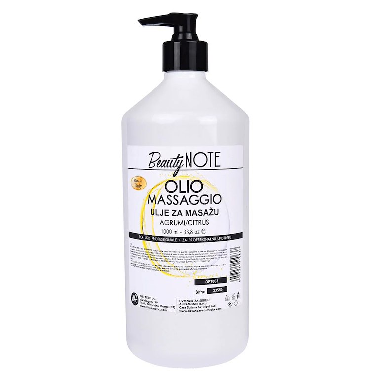 Massage Oil Citrus 1000ml