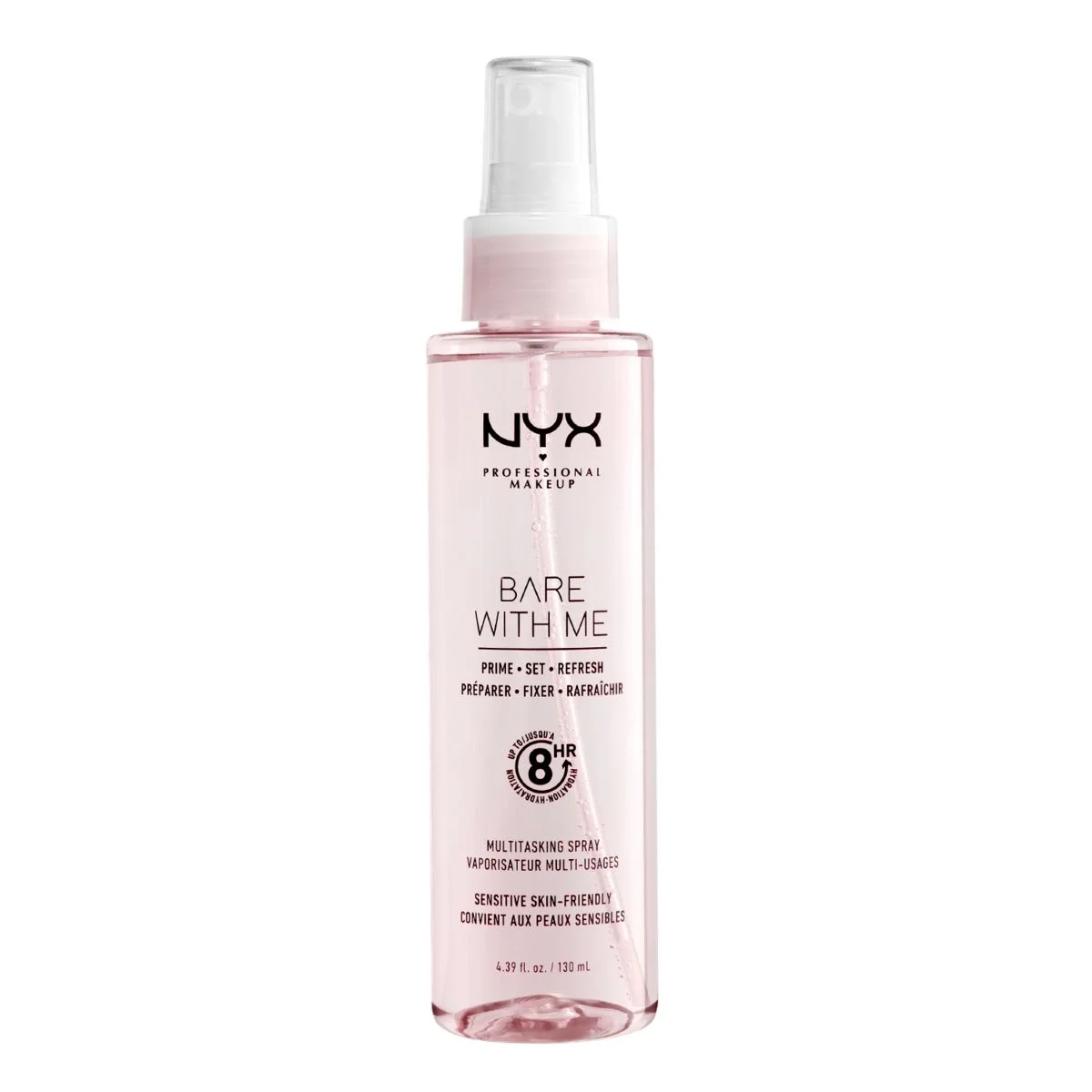 Prajmer i fiksator za lice u spreju NYX Professional Makeup Bare with Me BWMSP01 130ml