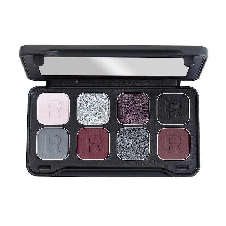 Mini paleta senki i pigmenata MAKEUP REVOLUTION Forever Flawless Dynamic Ebony 8g