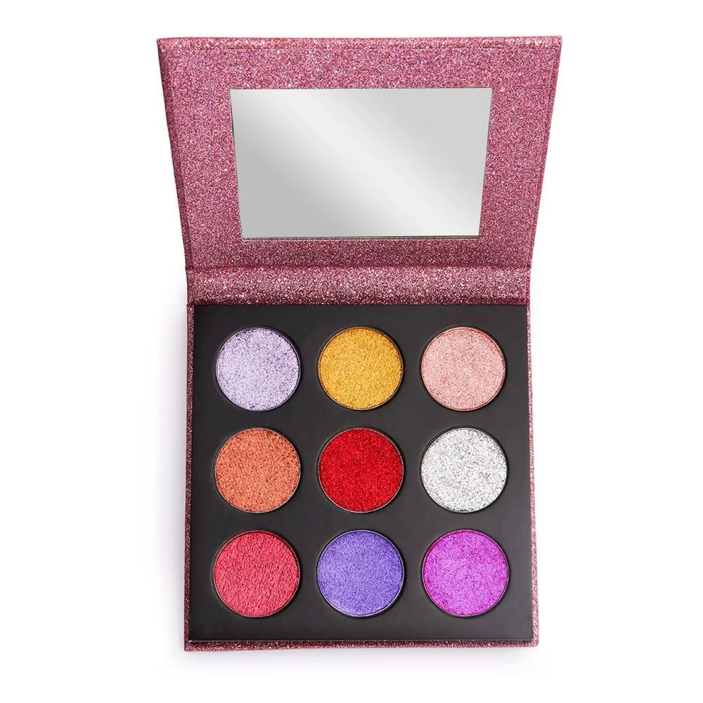 Paleta presovanih glitera i pigmenata MAKEUP REVOLUTION Diva 13.5g