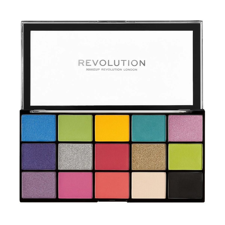 Paleta senki i pigmenata MAKEUP REVOLUTION Reloaded Euphoria 16.5g