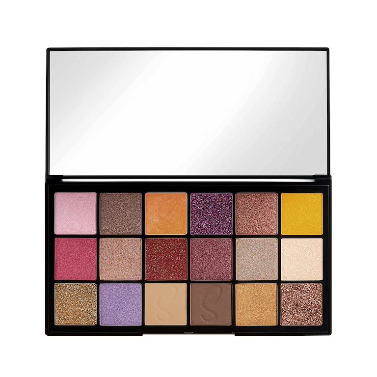 Paleta senki i pigmenata MAKEUP REVOLUTION Sebile Night 2 Night 18g