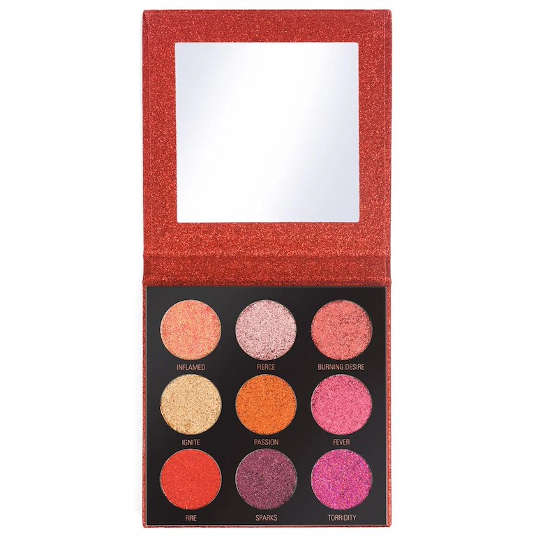 Paleta presovanih glitera MAKEUP REVOLUTION Hot Pursuit 10.8g