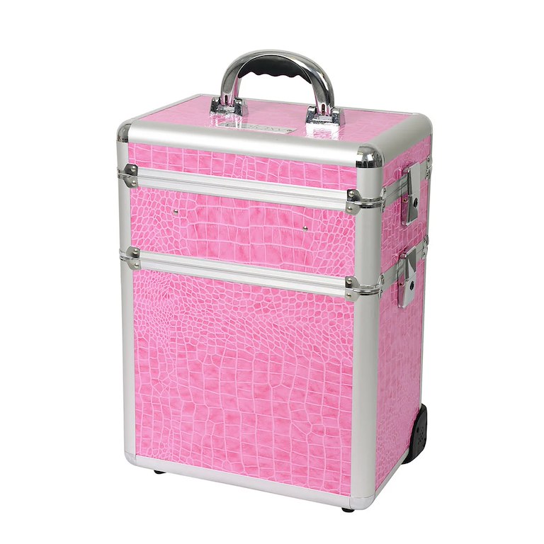 Beauty Trolley PINK Croc 3148