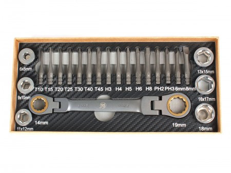 Womax pro ključ okasti sa pinovima set 23 kom ( 0544941 )