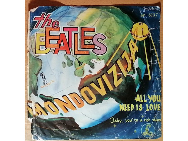 SP BEATLES - All You Need Is Love (1967) 2.press, RETKO