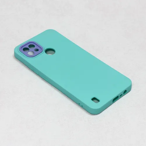 Futrola - maska Camera Color HD za Realme C21 mint