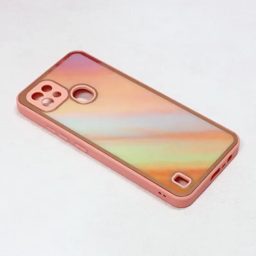 Futrola - maska Candy Marble za Realme C21 roze