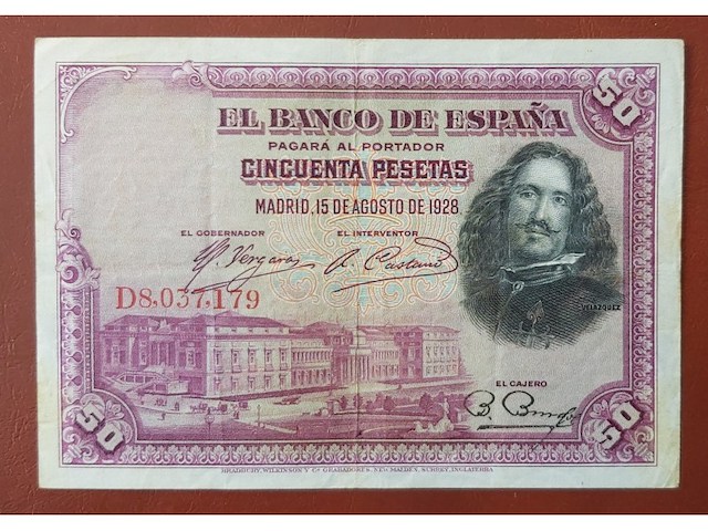 50 PESETAS 1928