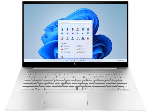 Laptop HP Envy 17-ch1011nm Win 11 Pro17.3''UHD IPS 400i5-1155G716GB512GBMX450 2GBFPR3gsrebrna' ( '62B17EA' )