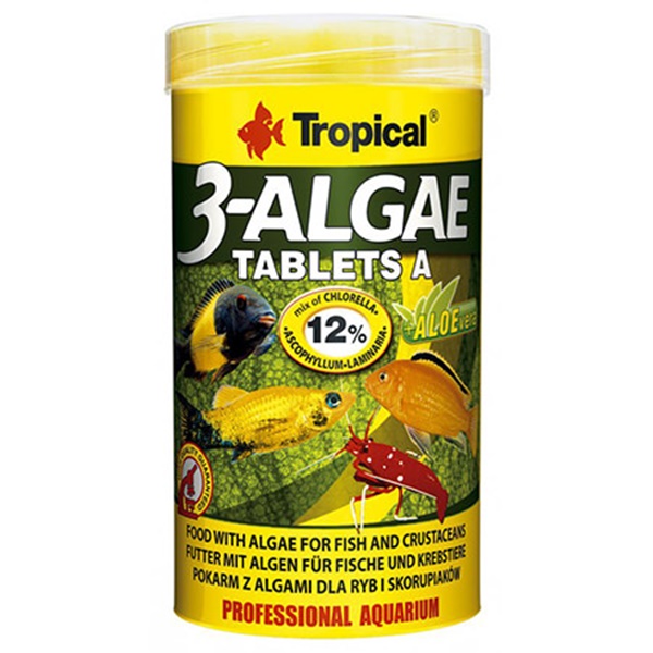 Tropical 3-ALGAE tablete A 2kg/4500 tableta