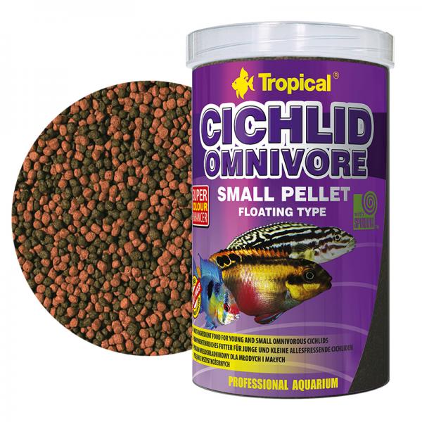 Tropical CICHLID OMNIVORE Small Pelets