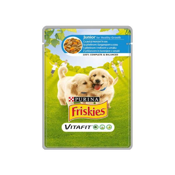 Friskies Dog sos Junior piletina i šargarepa 100gr