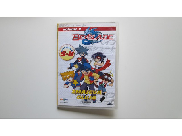 Beyblade, vol 2, ep.5-8, Zmajeva oluja, DVD