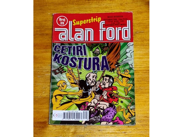 Alan Ford 39 Četiri kostura