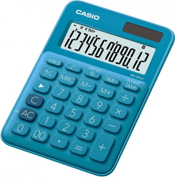 CASIO Kalkulator stoni MS-20UC blue