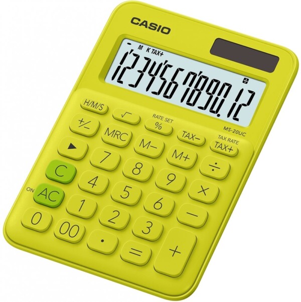 CASIO Kalkulator stoni MS-20UC yellow