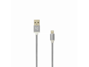 Kabl USB A Male 8-pin iPh Male 1.5 m Grey IPH-7 GR