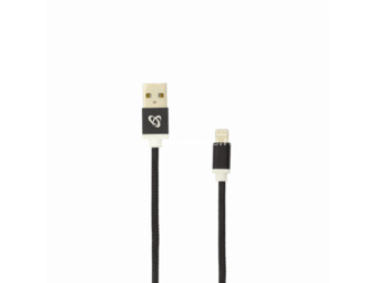 Kabl USB A Male-8-pin iPh Male 1.5 m Black IPH-7 B