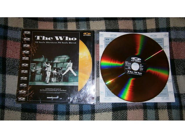 THE WHO - Who`s Better... LASERDISC