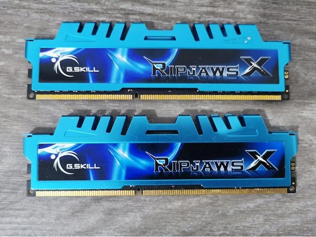 G.SKILL 8GB DDR3 RAM Memorija RipjawsX F3-12800CL7D-8GB