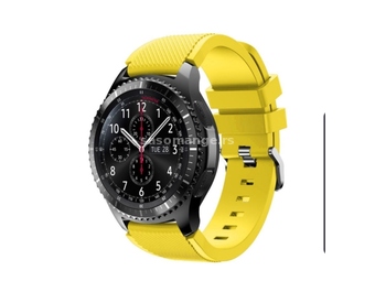 Narukvica Galaxy Watch Huawei Watch GT 22mm i 20mm žuta