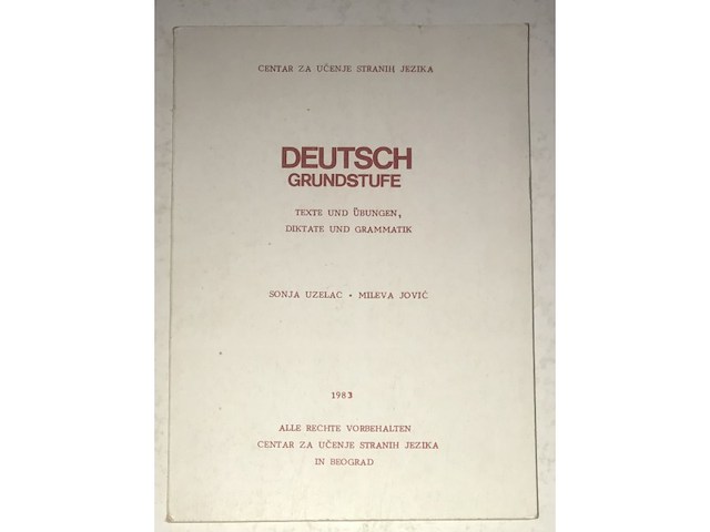 Deutsch grundstufe