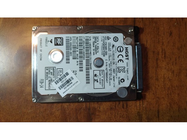 Hard disk SLIM Hitachi 500GB , SATA III  100% helta BR2