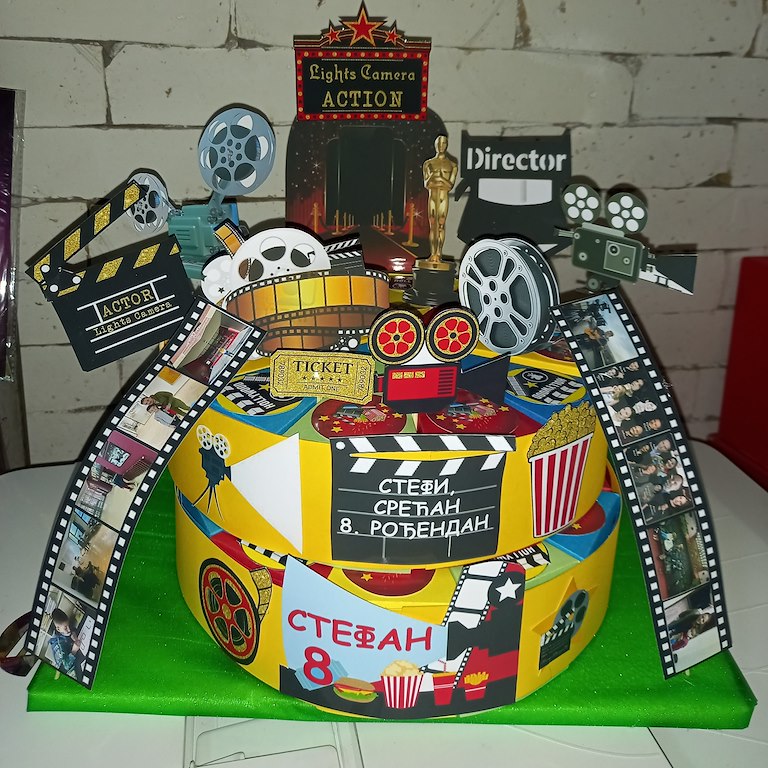 Kartonska torta Film i pozorište