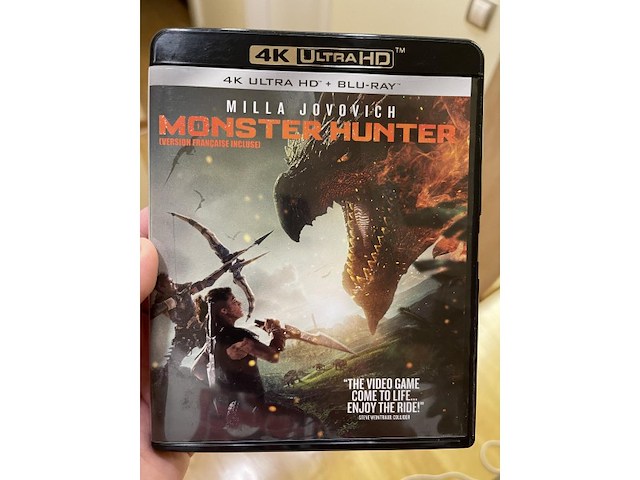 Monster hinter 4k UHD plus blu ray