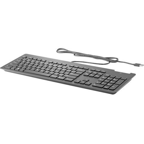 HP Business Slim žičana USB tastatura membranski tasteri Smartcart čitač crna boja | Z9H48AA