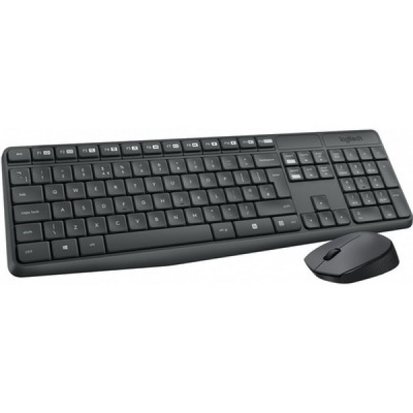 Tast+mis Logitech MK235 Wireless USB Gray US