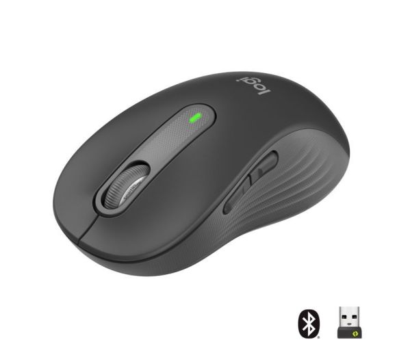 Logitech - Logitech M650 L Wireless Mouse Graphite