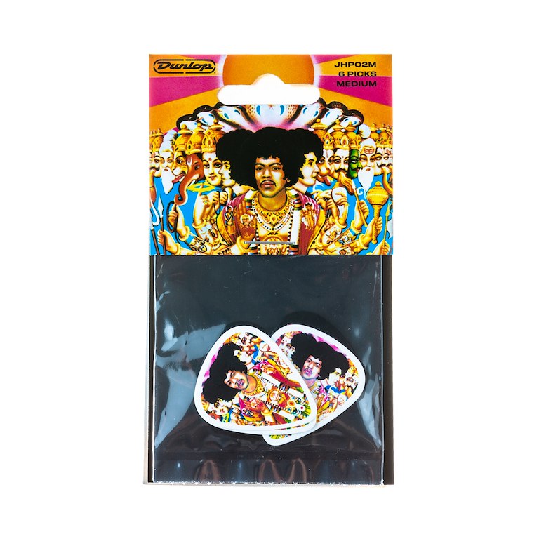 Dunlop JHP 02M Hendrix Bold as Love pick 6-pack