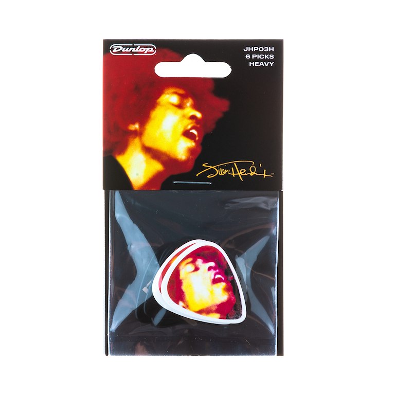 Dunlop JHP 03H Hendrix Electric Ladyland pick 6-pack