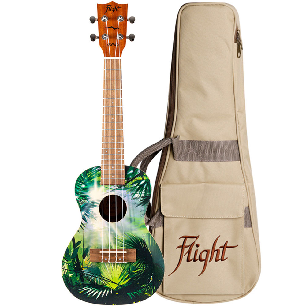 Flight AUC33 Jungle Concert ukulele
