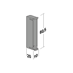 Prihvatnik za B-EVO donji PVC