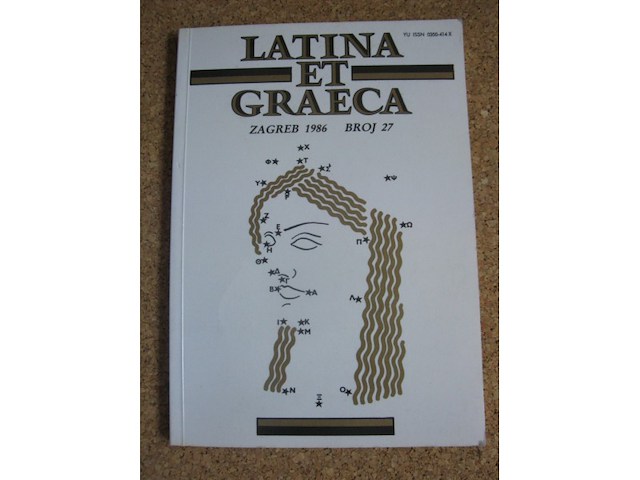 LATINA ET GRAECA, br. 27, 1986.