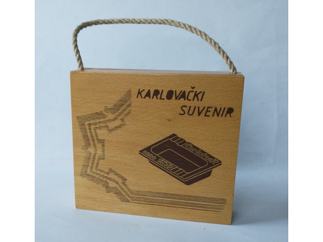 kutija KARLOVAČKI SUVENIR - UNIVERZIJADA 87 Yugoslavia