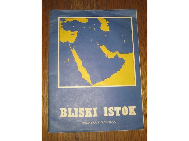 Bliski istok geografska karta