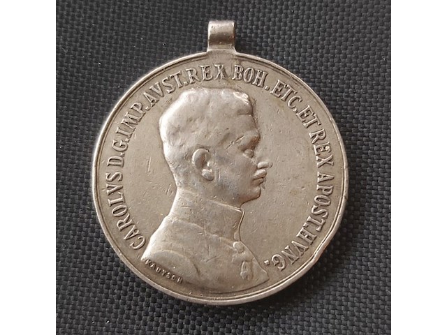 Srebrna medalja Karlo I