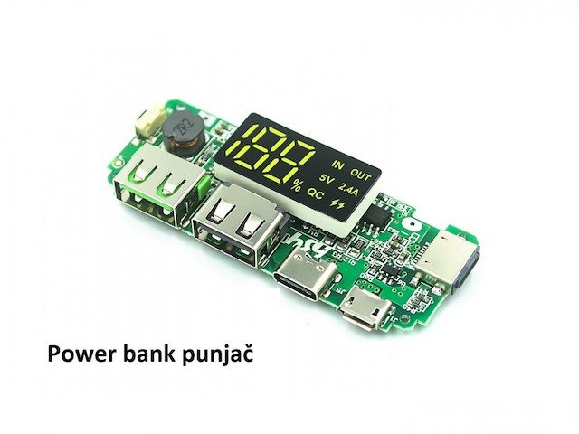 Power Bank punjac sa LED Displejom